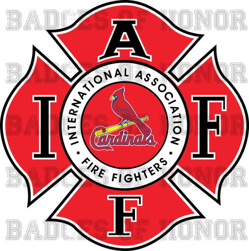 IAFF Baseball Decals