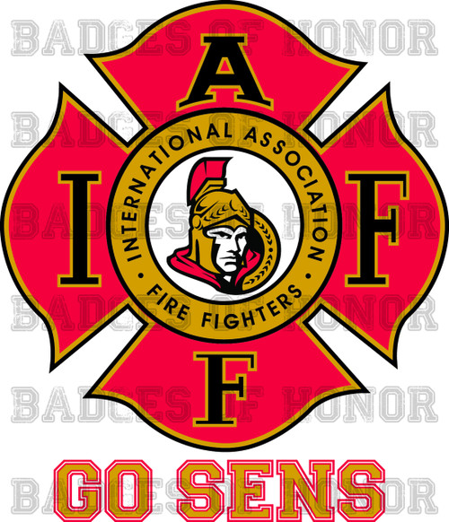 IAFF Hockey Decal
