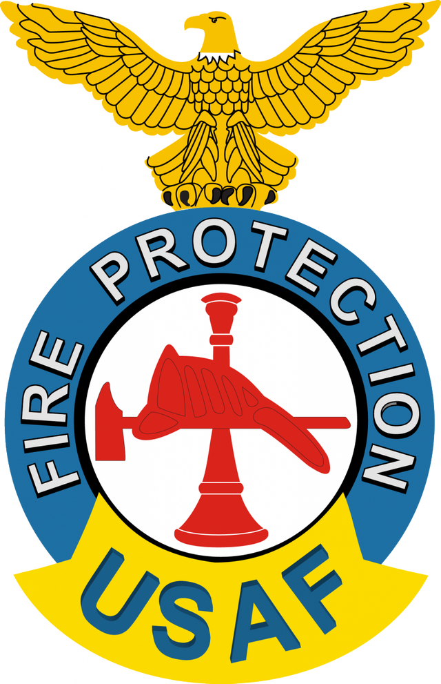 USAF Fire Protection Decal - Badges of Honor
