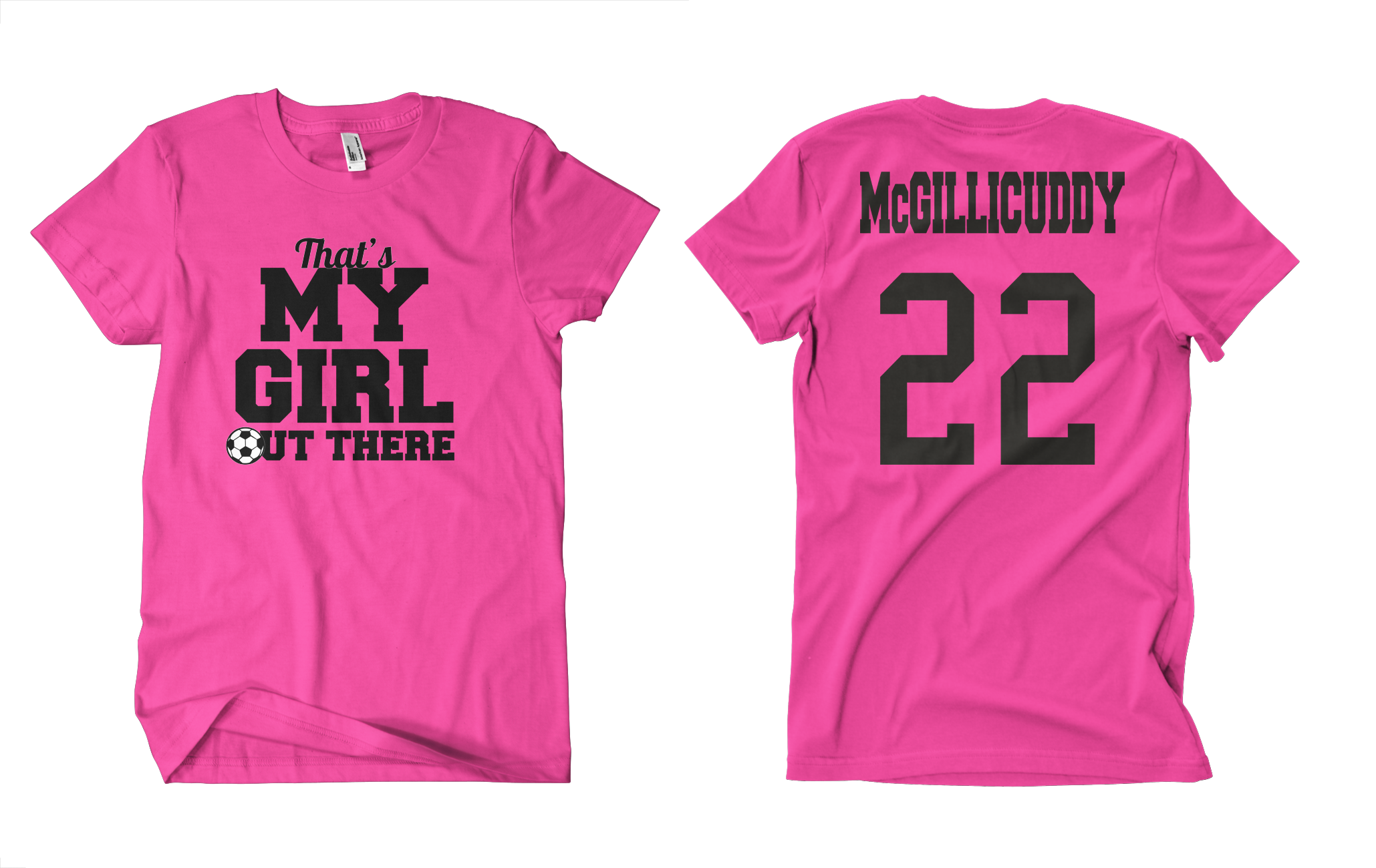 Customizable Girl Soccer Shirt