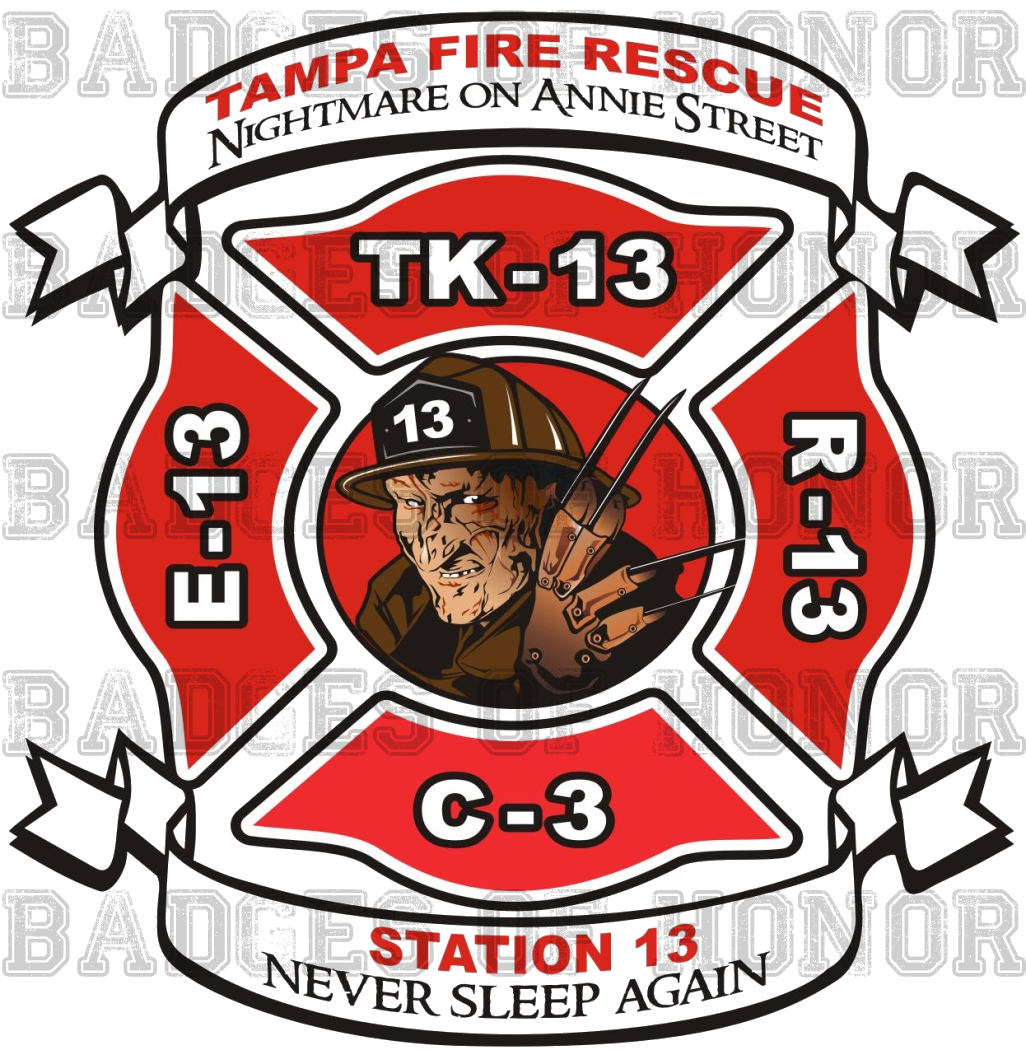 Tampa Fire Rescue Station 13 Decal