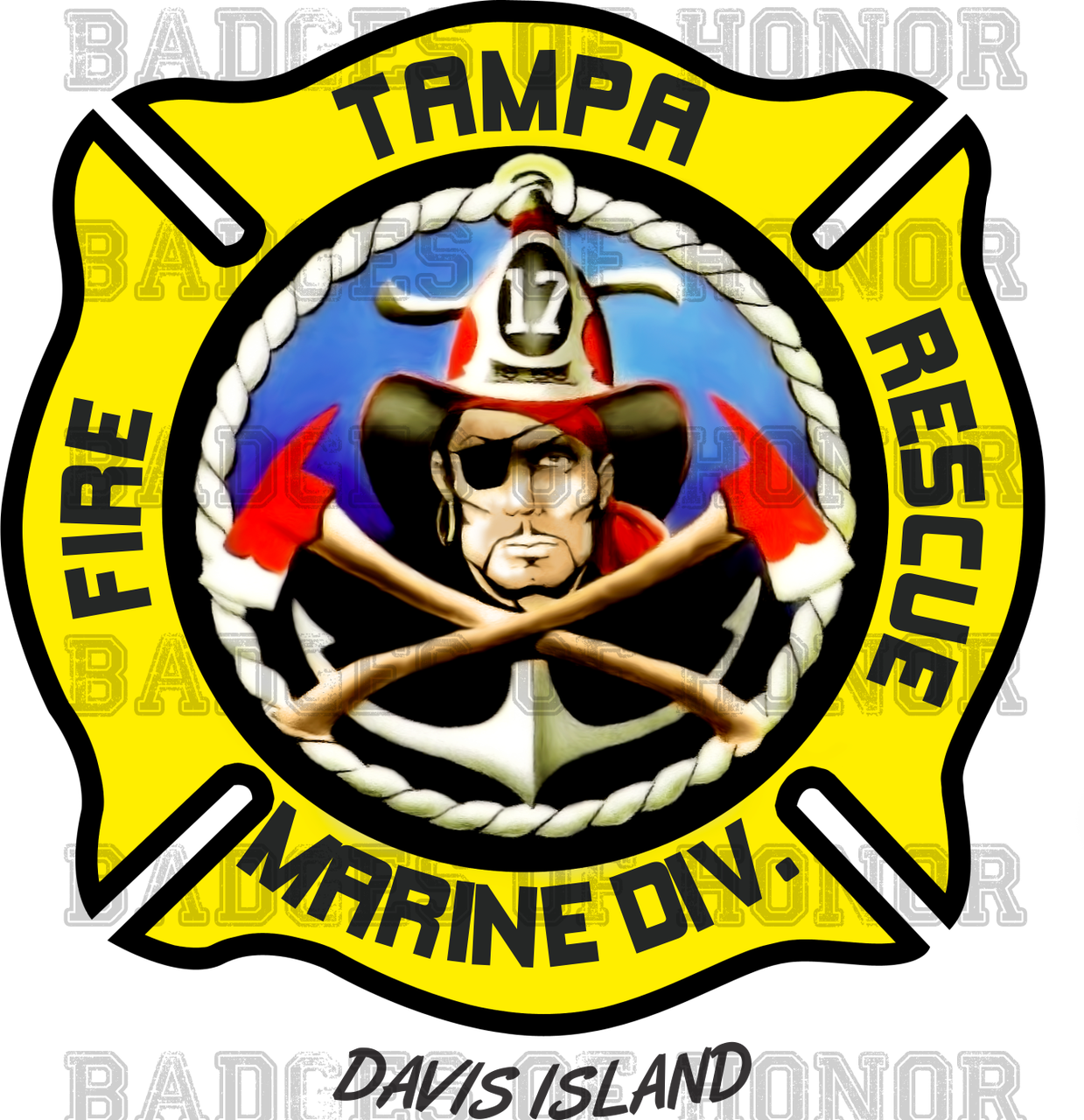 Tampa Fire Rescue Station 17 decal