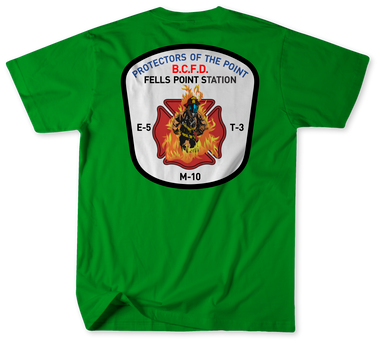 Baltimore City Fire Department Engine 5, Truck 3 and Medic 10 Shirt