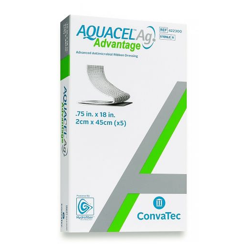 Silver Dressing Aquacel® Ag Advantage Inch Rope Sterile