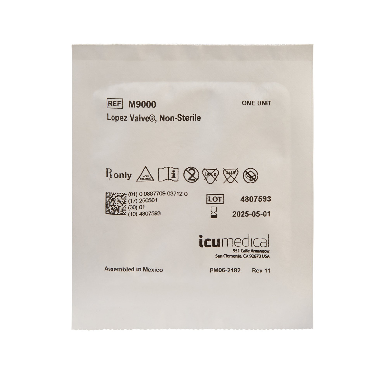 ICU Medical Enteral Feeding Valve Lopez® - Beyond Surgical Supply