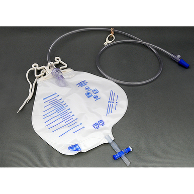 Urinary Drain Bag AMSure® Anti-Reflux Valve Sterile Fluid Path 2000 mL ...