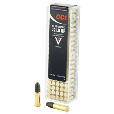 CCI 22 SUBSONIC 40GR HP 100/5000 - IFA Tactical