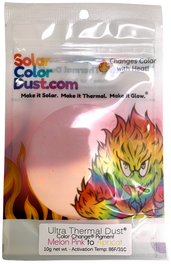 Ultra Thermal Dust® 86ºF - Melon Pink to Apricot - Heat Sensitive ...