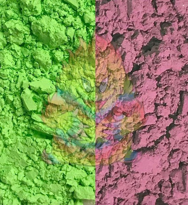 SolarColorDust® - Green to Plum- Sunlight Sensitive - Color Change ...