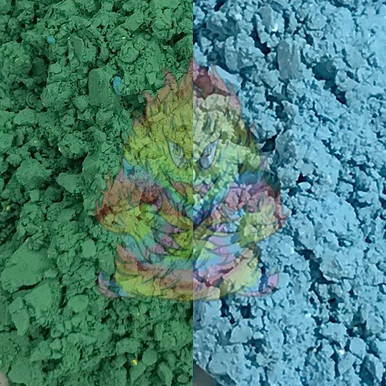 Ultra Thermal Dust® 86ºF - Green to Blue - Heat Sensitive - Color ...
