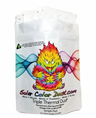 Triple Thermal Dust - Sample Pack - Heat Activated - SolarColorDust.com
