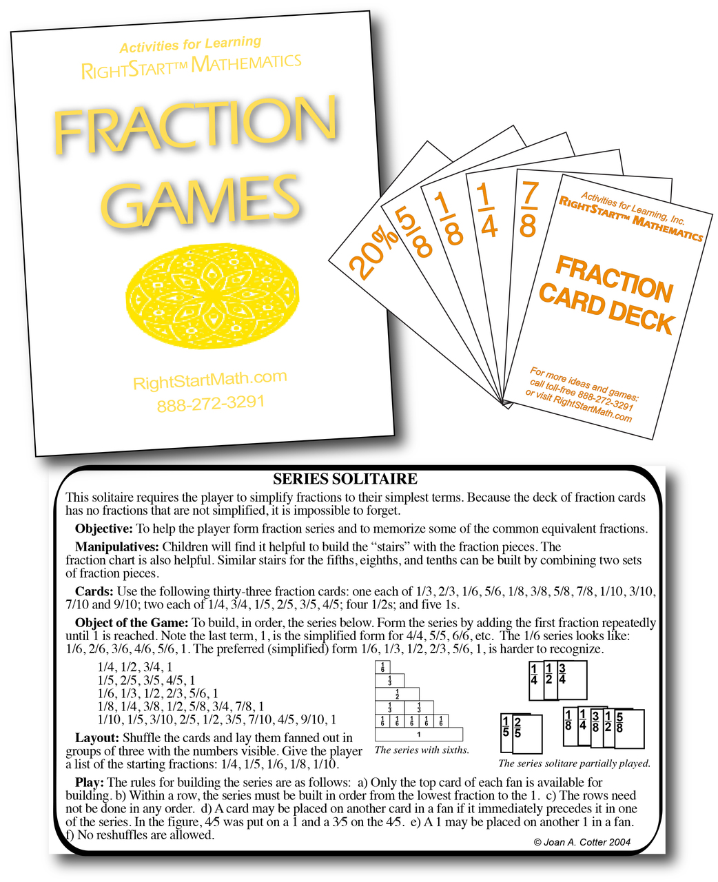RightStart™ Fraction Games- small collection - RightStart™ Mathematics ...