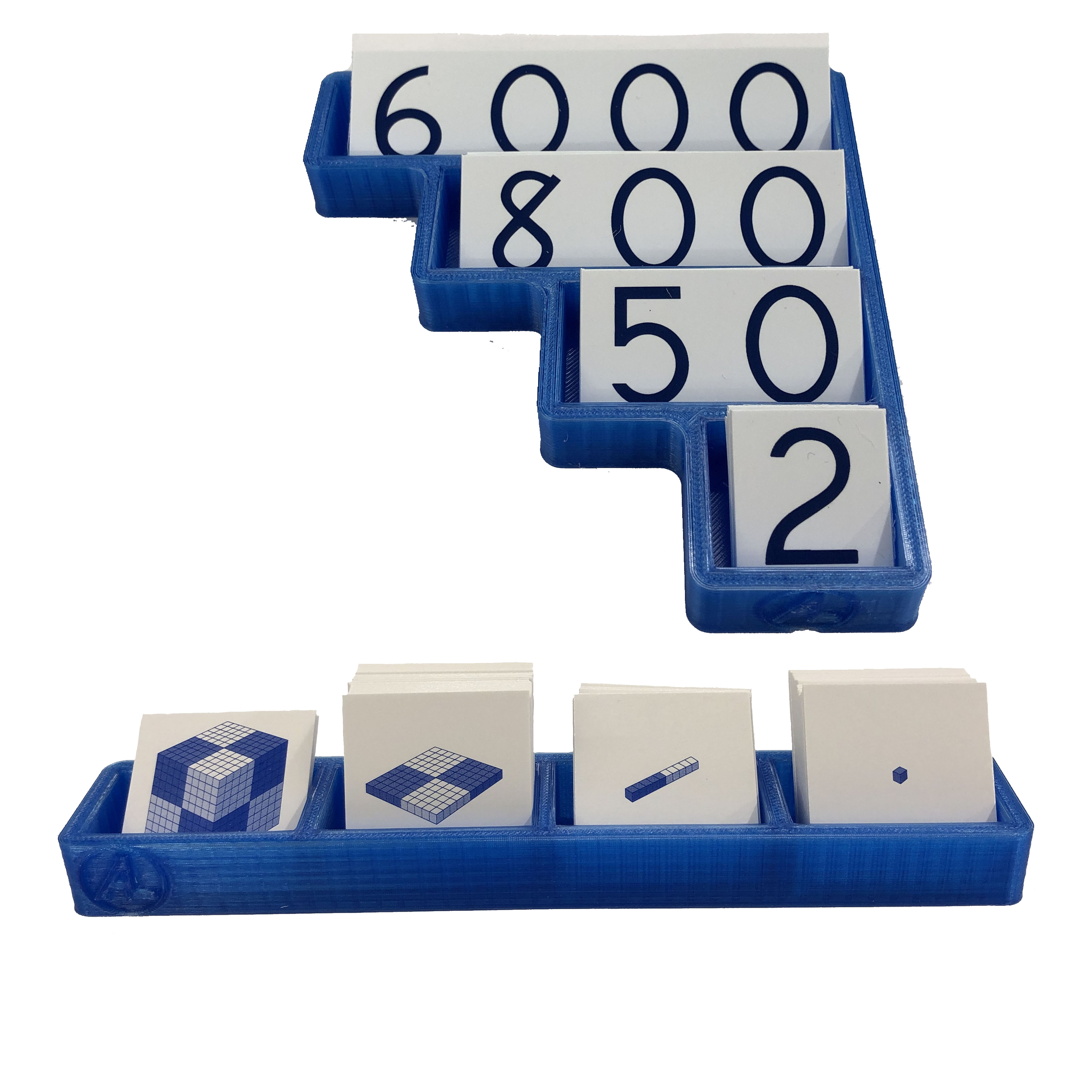 Place Value Card and Base Ten Card Holder Set - RightStart™ Mathematics ...