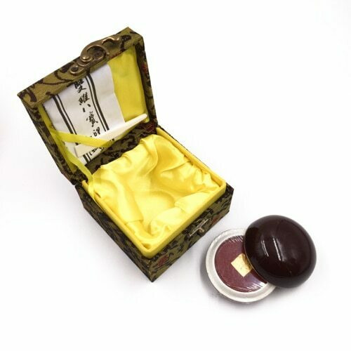 Chinese Cinnabar Red Stamp Paste Pad | 15g | Dia. 6cm | HYH06 - Yu Yo ...