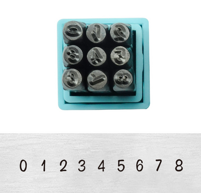 Steel Stamps | Numbers | 3mm | 50623 - Yu Yo The Artists' Place Inc.