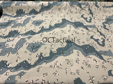 SAUDI Gray CHOCOLATE CHIP Six Color Poly/Cotton Twill Fabric - OC Tactical