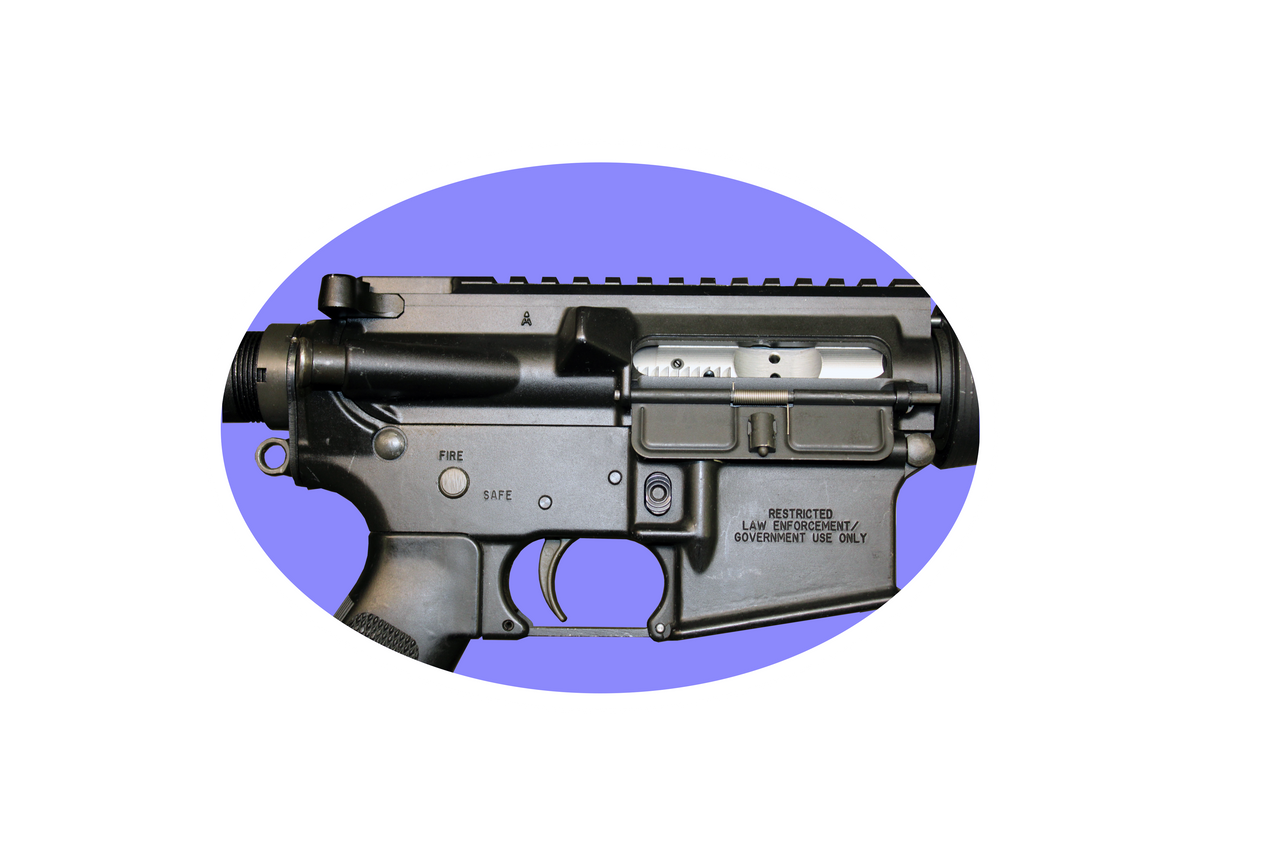 USED - Police Trade-In DPMS A-15 5.56 NATO w/ Surefire Handguard & Law ...