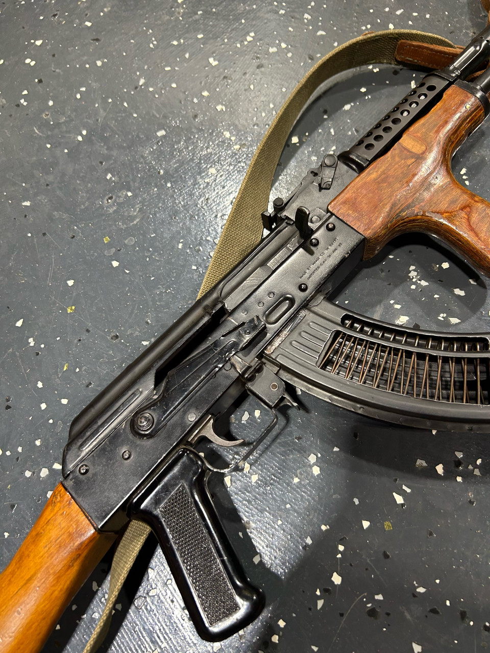 Cool Egyptian Maadi AK-47 7.62x39 Rifle W Reverse Dong