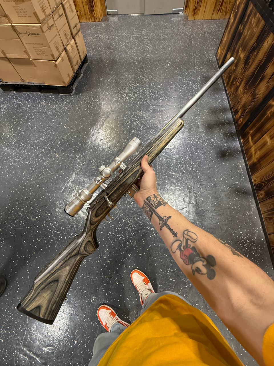 USED Marlin Model 17vs 17hmr Stainless Bolt Action Rifle - MadisonGuns.com