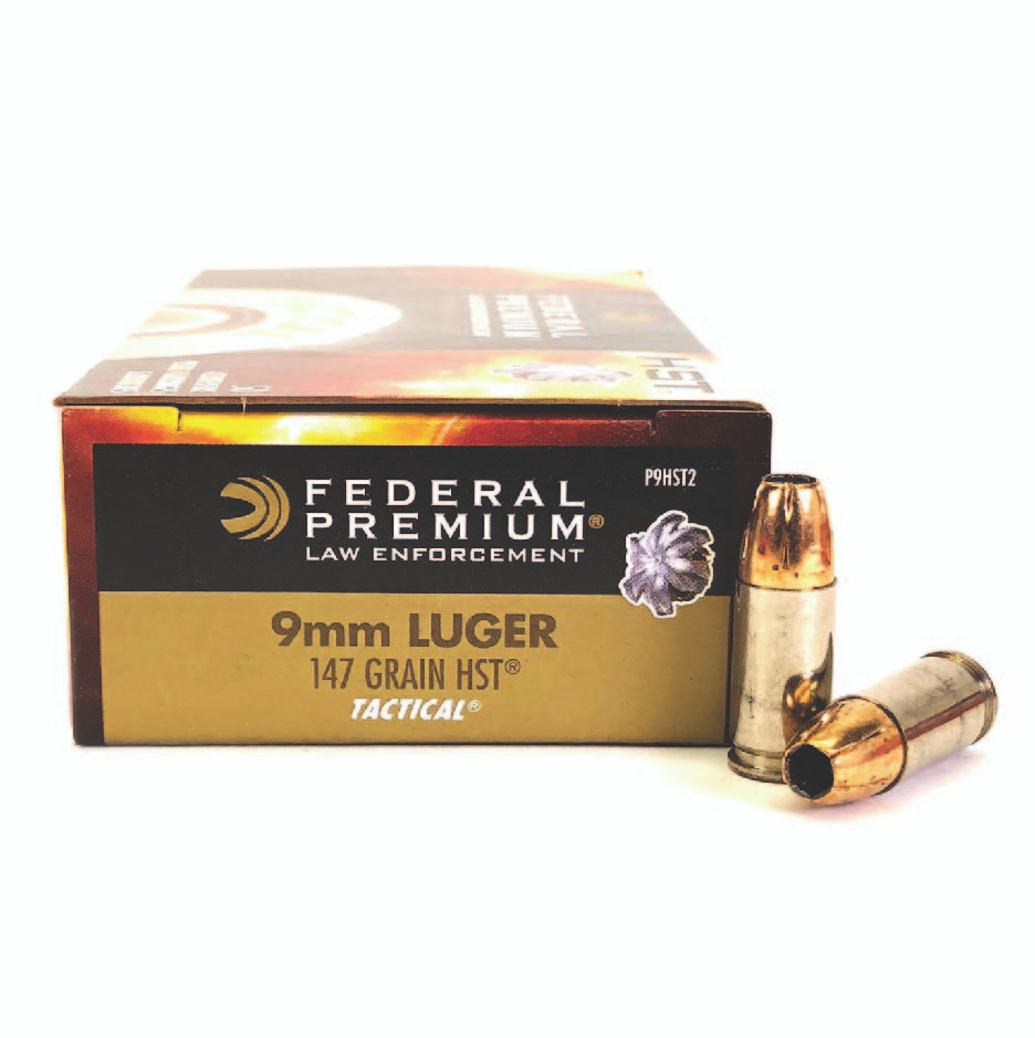 Federal P9HST2 Premium Personal Defense 9mm Luger 147 gr HST Jacketed ...