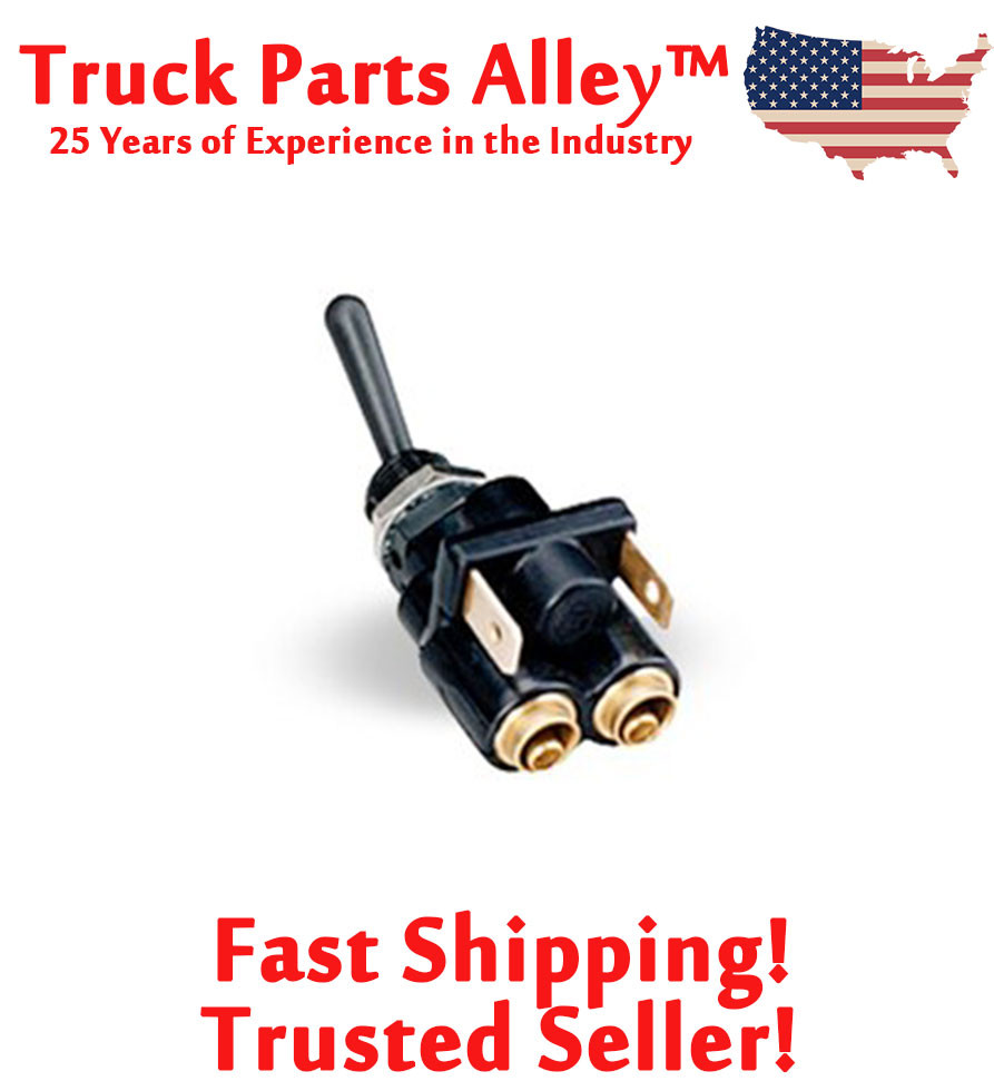 Peterbilt Air-Electric Toggle Switch Valve 032228 1/4" Tubing
