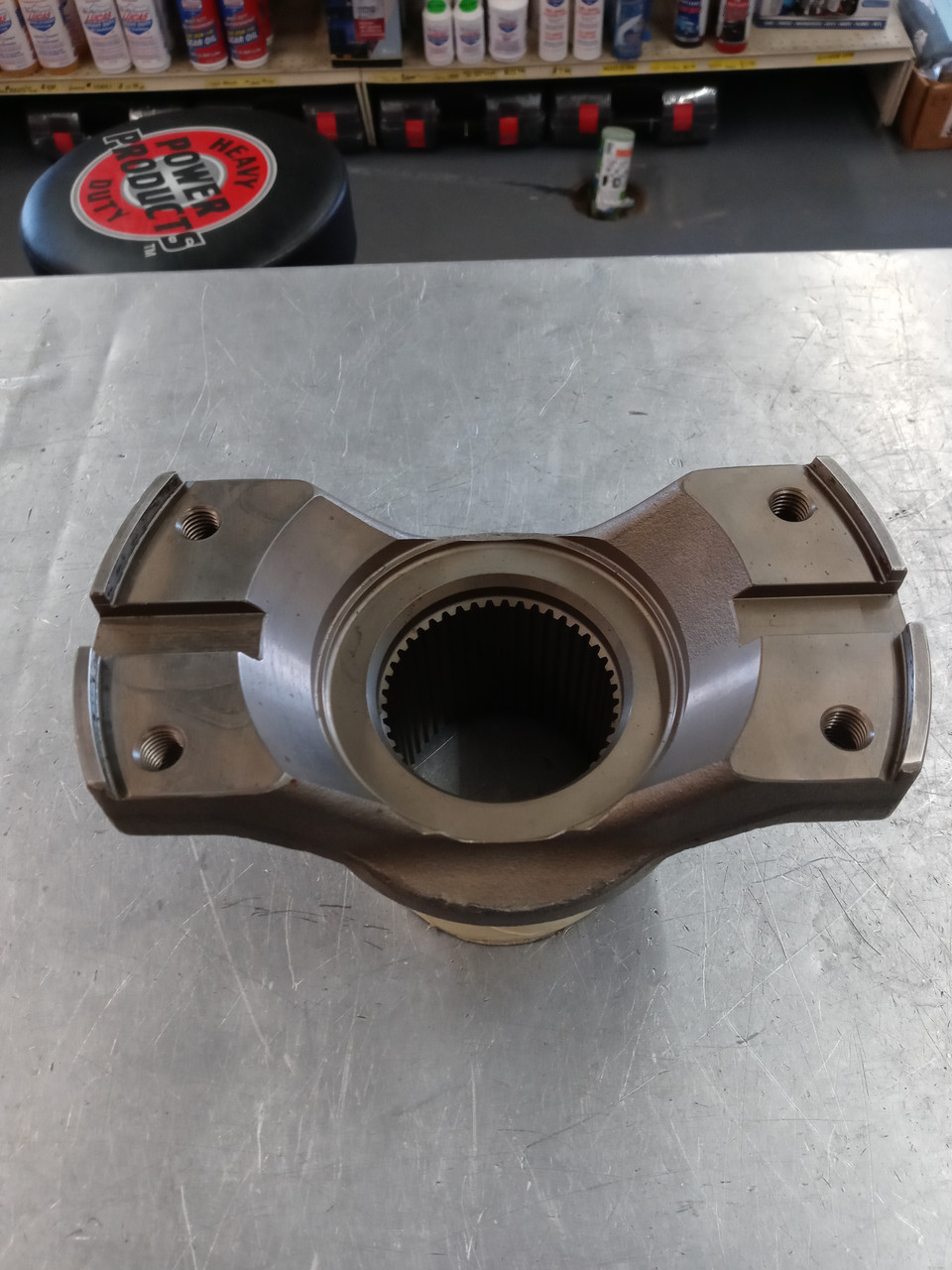 171-3942 Genuine Caterpillar® 44T Transmission Output Steel Yoke 1713942