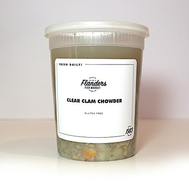 Clear Clam Chowder | Flanders Fish Market