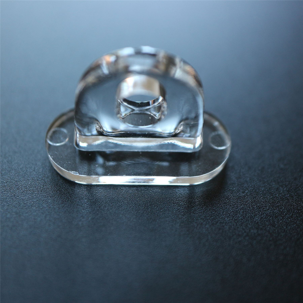 2x Acrylic Hasps & Staple 52mm x 25mm x 15mm, Hinged Hasp