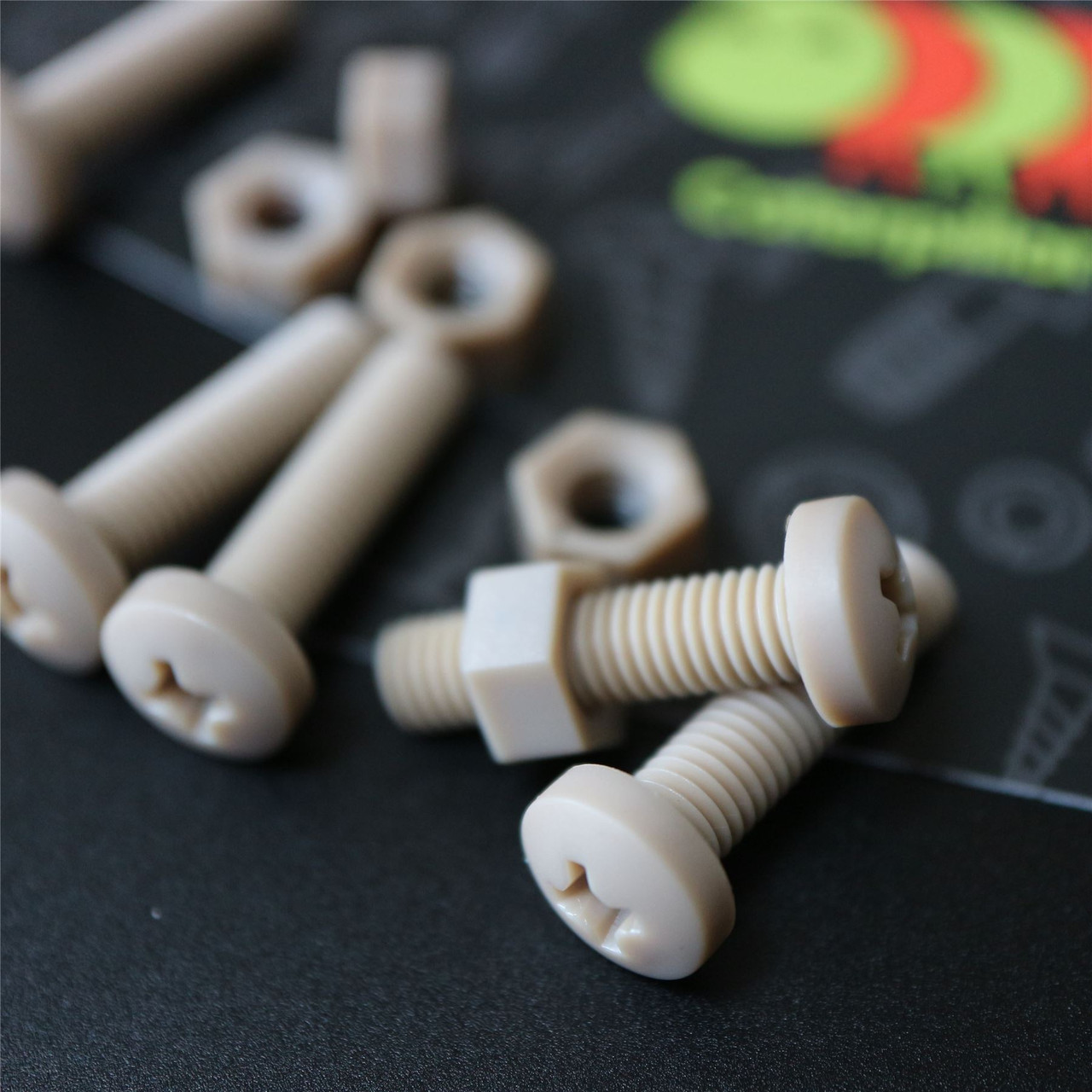 5x PEEK, Pan Head Screw M5 x 20mm, Bolts, Nuts & Washers - Screws