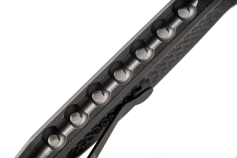 HALF FACE BLADES DISASTER FOLDER - BLACK ANO DIMPLED