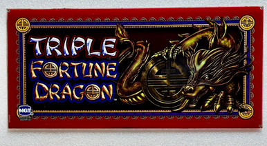 IGT Triple Fortune Dragon 19 Inch Belly Glass - Casino Network Inc