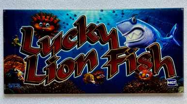 IGT Lucky Lion Fish 19 Inch Belly Glass - Casino Network Inc