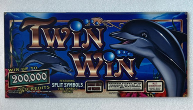 IGT Twin Win 19 Inch Chop Top Glass - Casino Network Inc