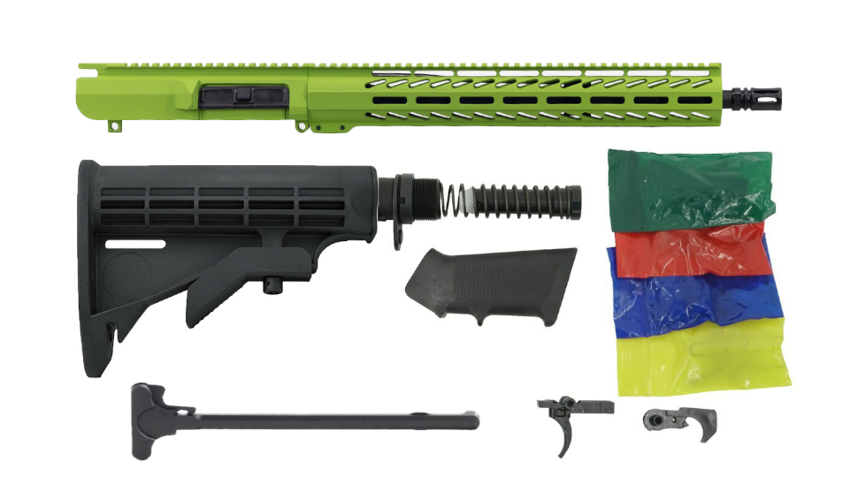 Always Armed 16" .308 Win Billet Rifle Kit - Zombie Green