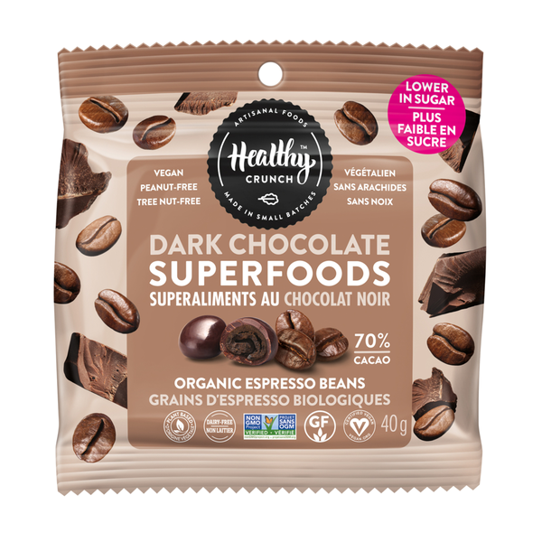 Dark Chocolate Superfoods - Organic Espresso Beans - Individual Bag ...