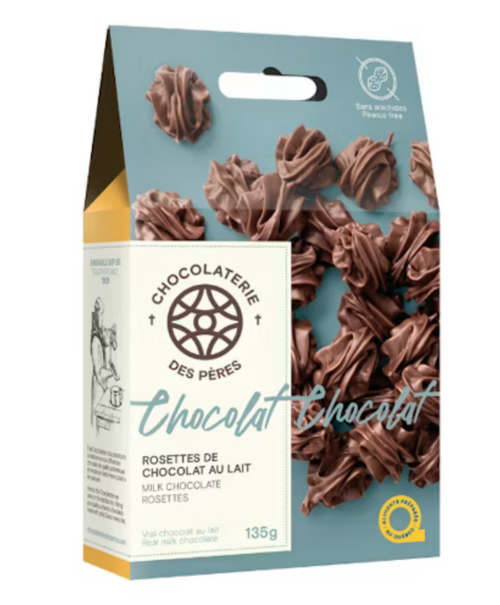 Milk Chocolate Rosettes - No Nuts About Us