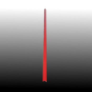 Rail Cover, Red Angle 1/4" x 2" x 2", Sold per Foot