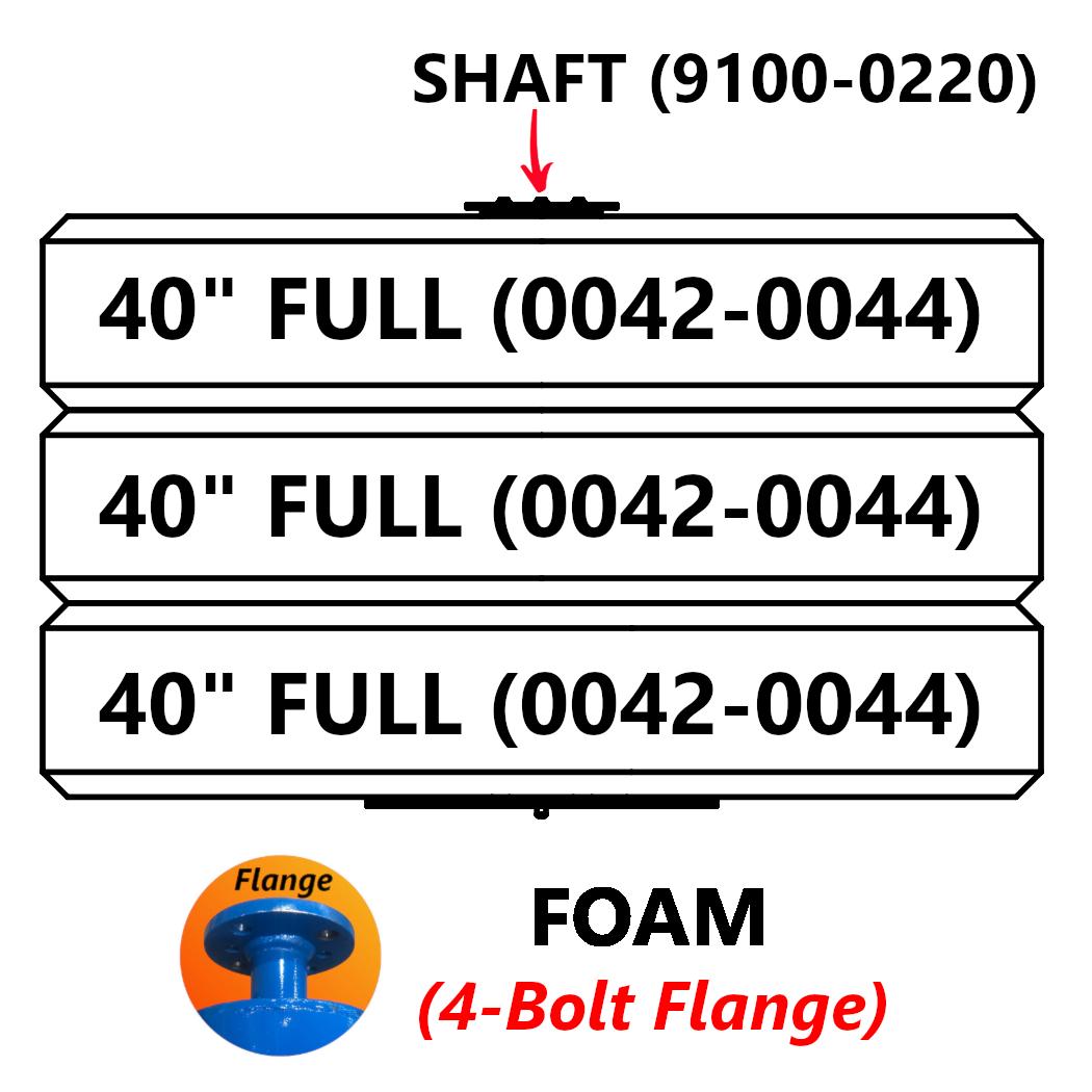 FOAM Complete Rocker Panel Brush, Universal NS Corporation