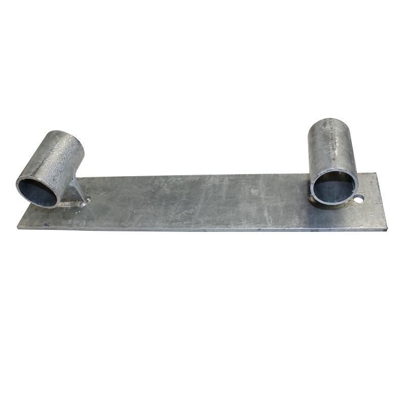 Guide Rail Cleat, 2.5" Double MIDDLE Section Shop N/S Wash