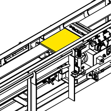 Entrance Take-Up Rubber Flap, 12-1/2" x 17-1/2"