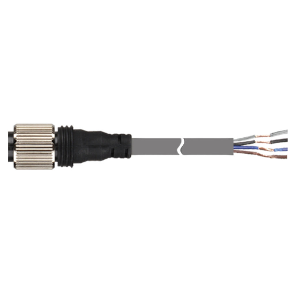 Connector Cable M12, 4 Pin, 4 wire, 3 m - CID4-3R | dubai