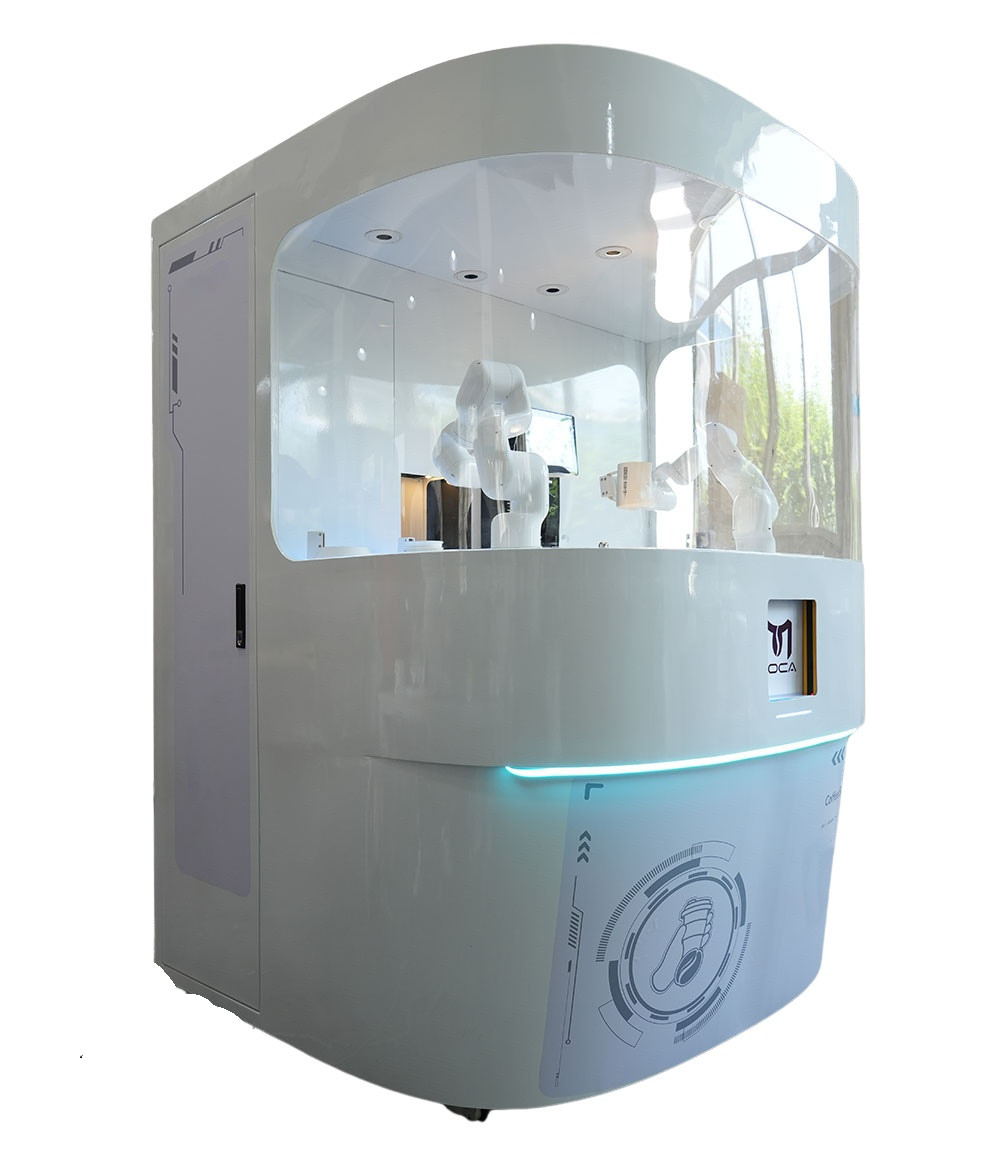 Two-Arm Latte Art Robot Coffee Barista - Dubai Sensor