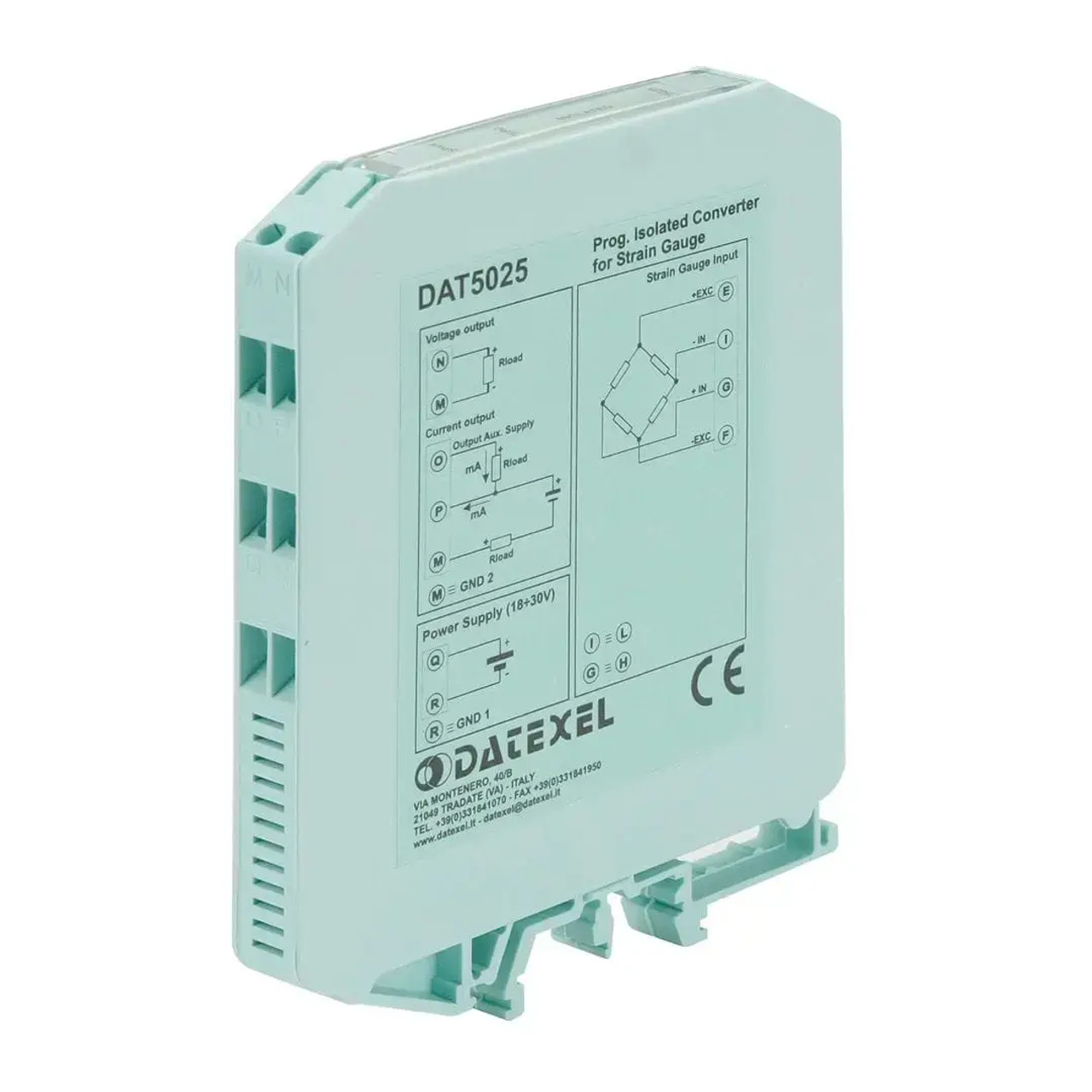 Datexel Signal Converter Strain Gauge Input Analog Output Dat5025