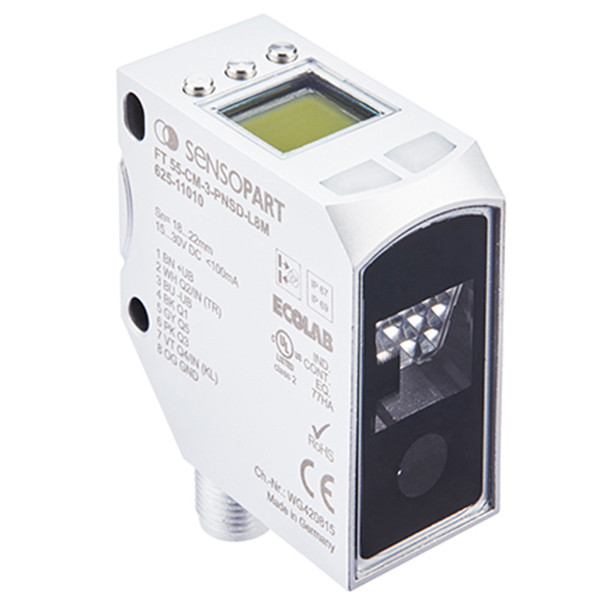 Contrast Sensor 150mm Sensing Distance, PNP/NPN Switching Output FT 55 ...