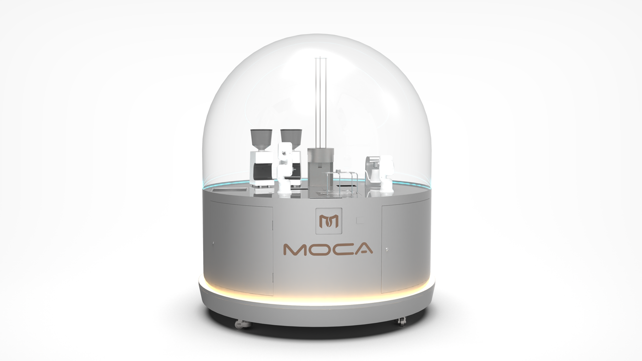 Robot Drip Coffee Kiosk - Dubai Sensor