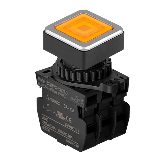 30 mm Push Button Switches SQ3PFS Series - Autonics | High Durability
