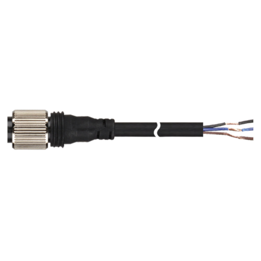 Connector Cable M8, 4 Pin, 4 wire, 5 m - S08-4FVG-050