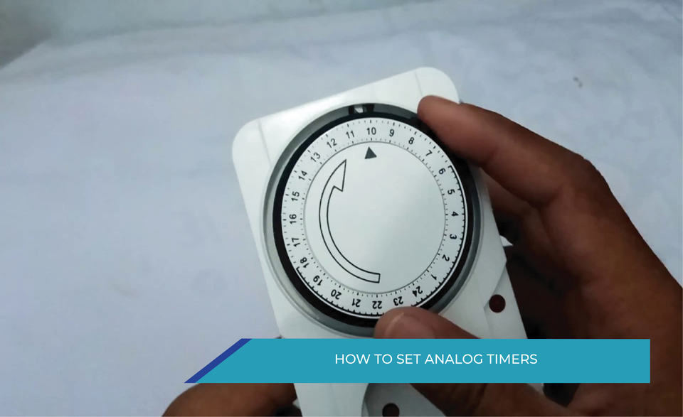 How To Set Analog Timers - Dubai Sensor