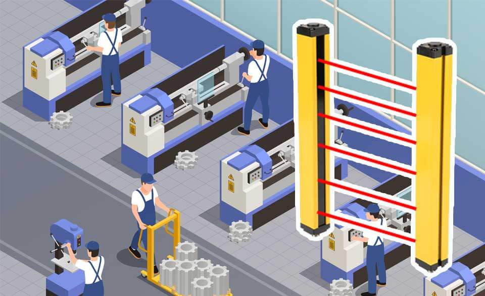 Safety Light Barrier - Dubai Sensor