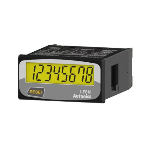 Compact 8-Digit LCD Digital Timers LE8N Series - Autonics